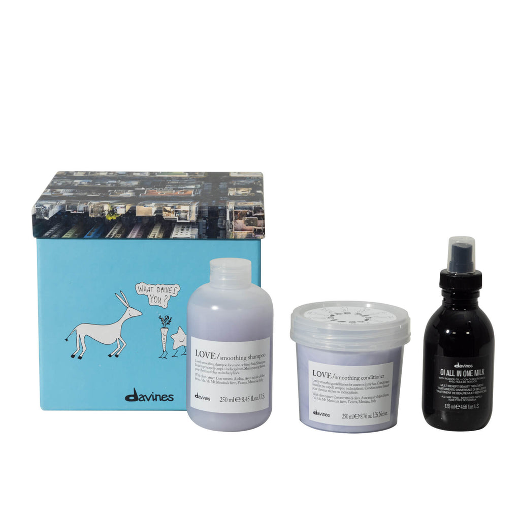 Davines The Pure Love Smoothing Gift Set | The Skin Hut